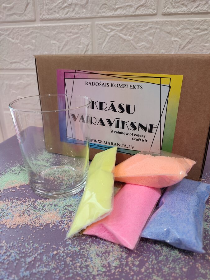 Krāsu varavīksne - Radošie komplekti - Veikals - maranta.lv